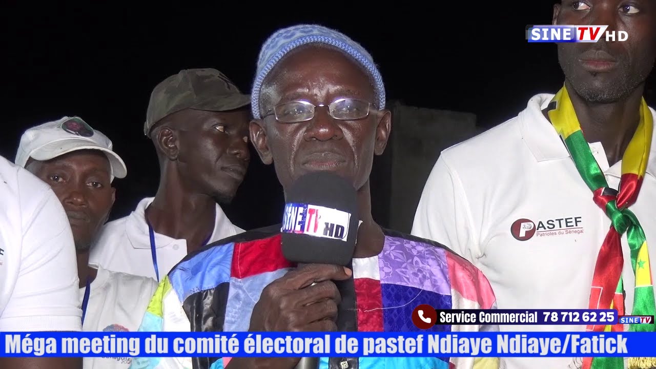 Méga meeting du comité électoral de Pastef Ndiaye Ndiaye /Fatick ...