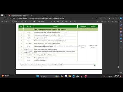 Practical 10 and 11 Create reports using wizard & View and print reports. Class 11 Computer ...