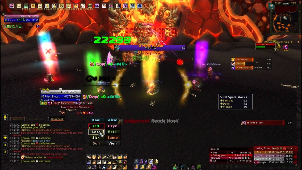 Firelands:Baleroc 10 Man(WoW Holy Paladin POV) - YouTube
