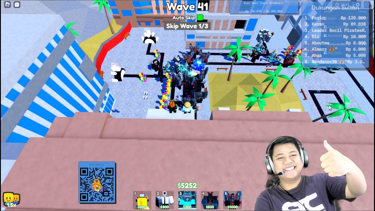 [🔴LIVE [MSB19] Tower Defends Pake Godly Atau Blox Fruit Cari Fox Lamp ...