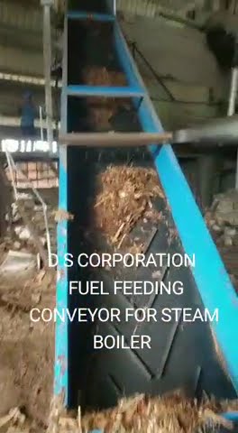 Fuel feeding conveyor for #boiler #Fuel_feeding - YouTube