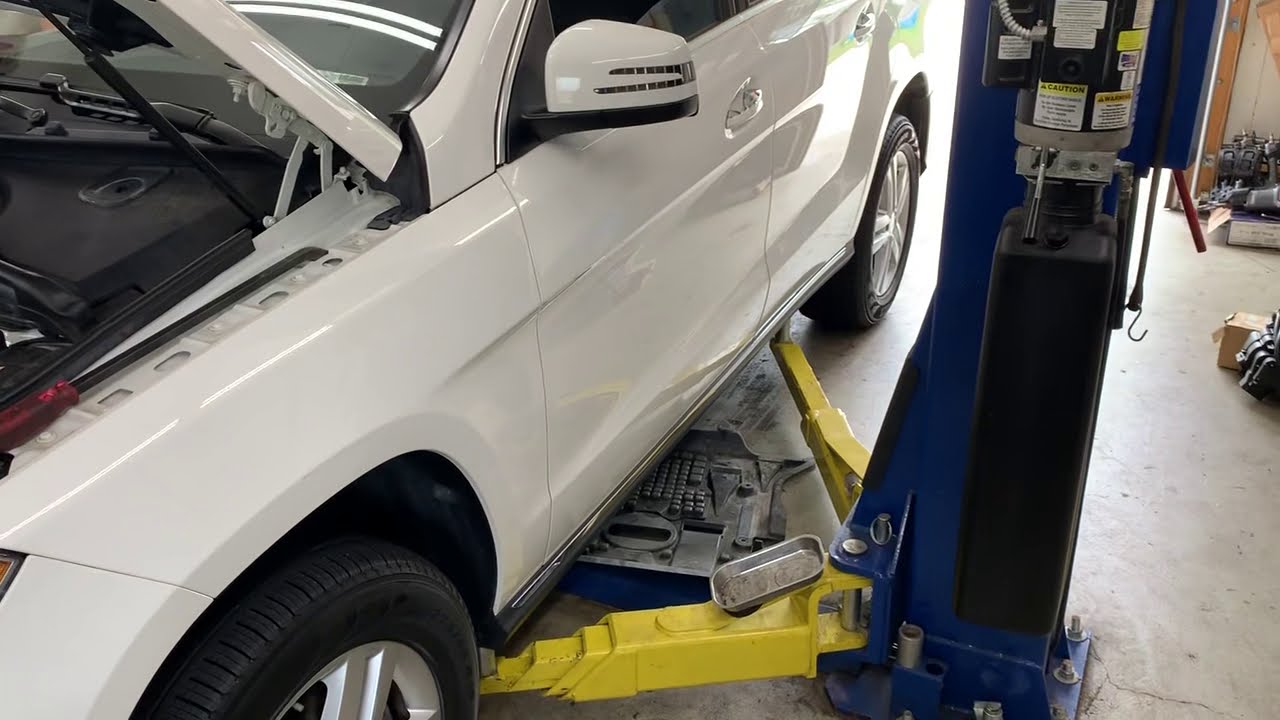 2015 Mercedes Benz GL450 Engine Mount Replacement 3.0L v6 Turbo (W166 ...