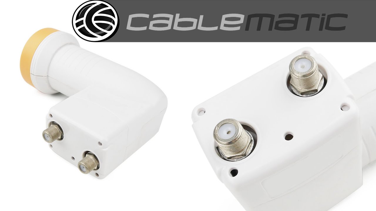 Conversor LNB doble de 54mm para antena parabólica distribuido por ...