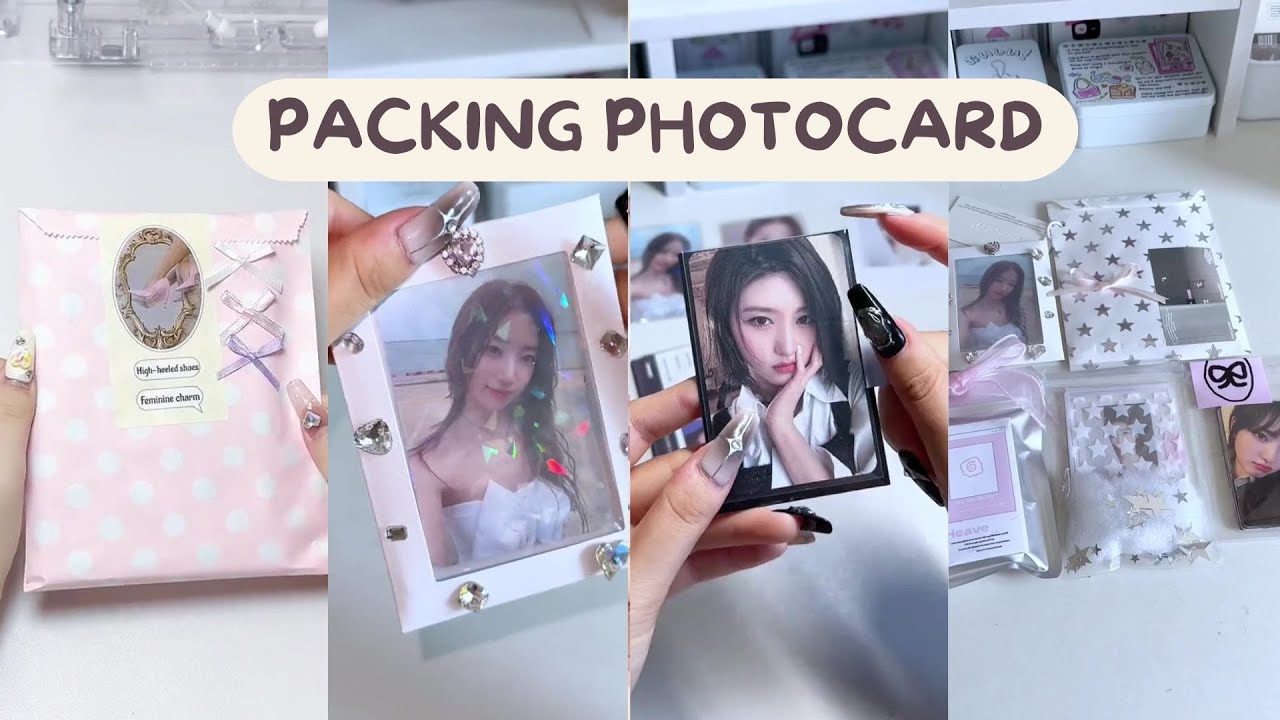 🧡🌸 Packing Kpop Photocards [ ASMR ] Ep.59 | Douyin compilation - YouTube
