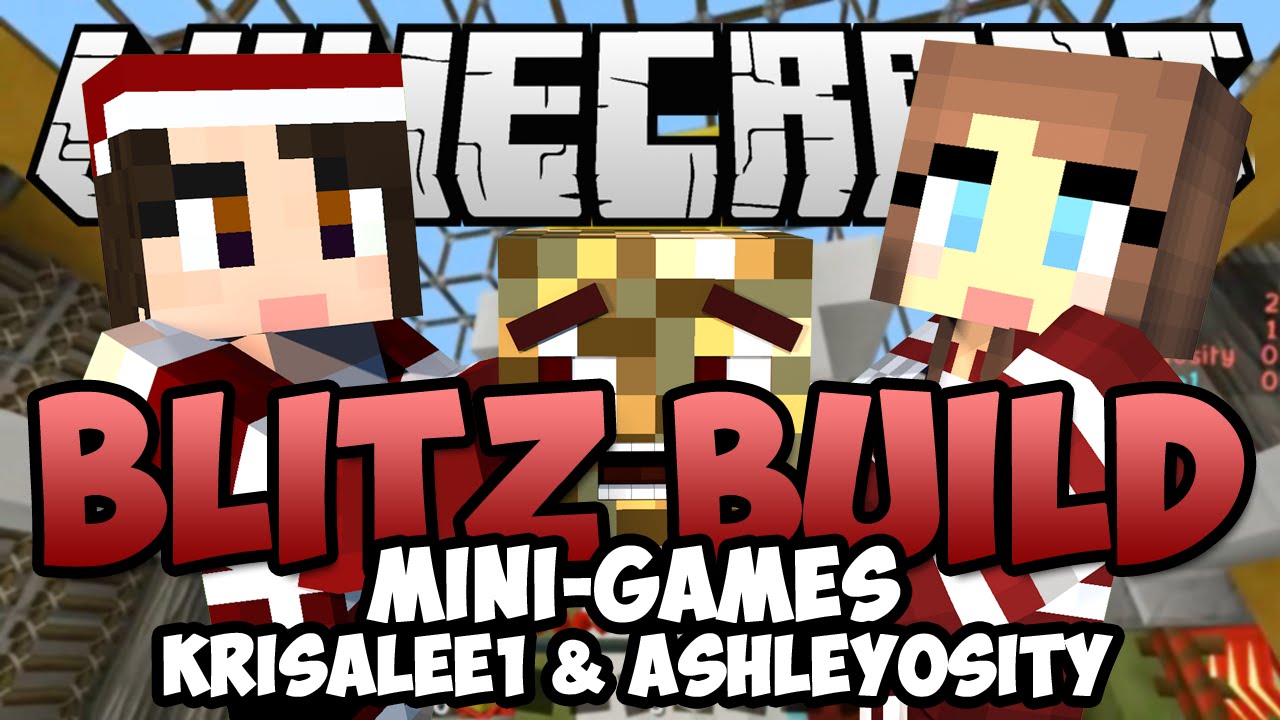Minecraft Mini-Games-BLITZ BUILD w/ Ashleyosity - YouTube