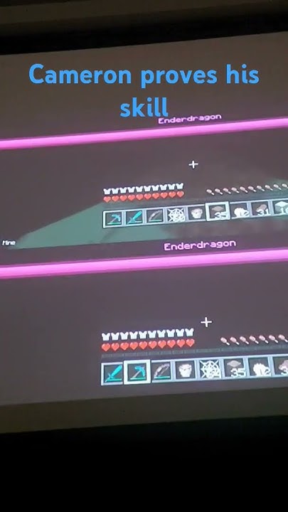 Cameron shows his skill #minecraft - YouTube