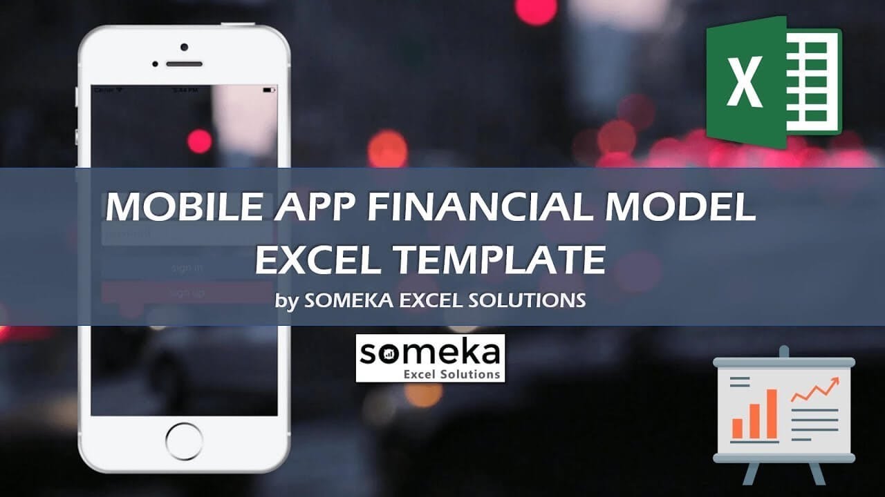 Mobile App Financial Model | Financial Projections for Mobile App in ...