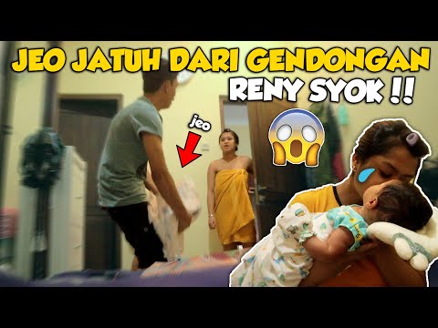 JEO JATUH DARI GENDONGAN! RENY SYOKK, NANGIS HISTERIS??!!!