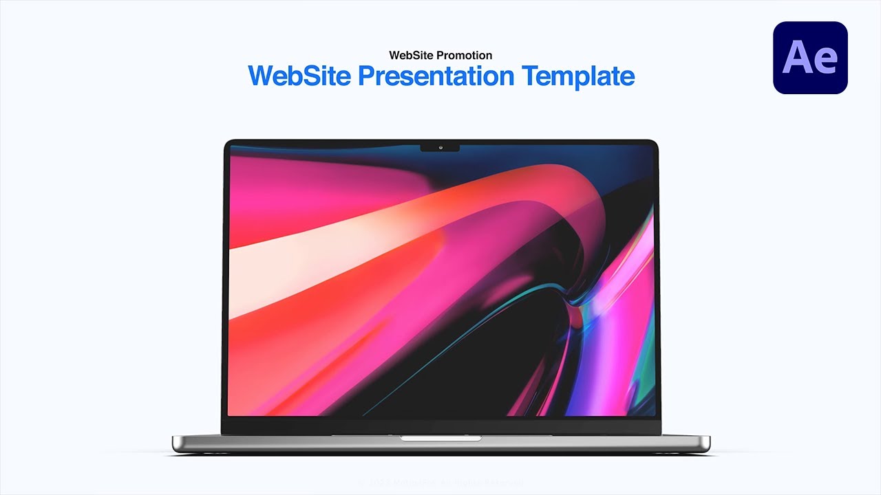 Website Presentation in After Effects | After Effects Website Template ...