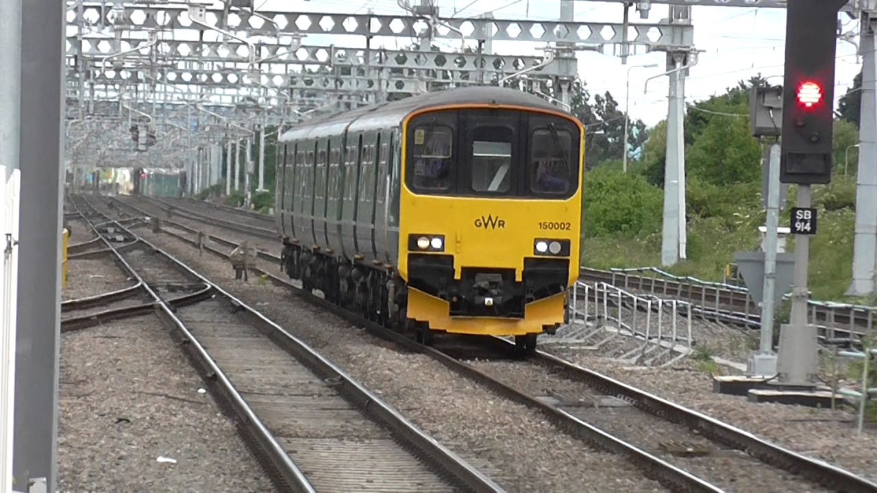 GWR Green DMU no: 150002 @ Didcot Parkway {5Z74} 20/05/2017. - YouTube