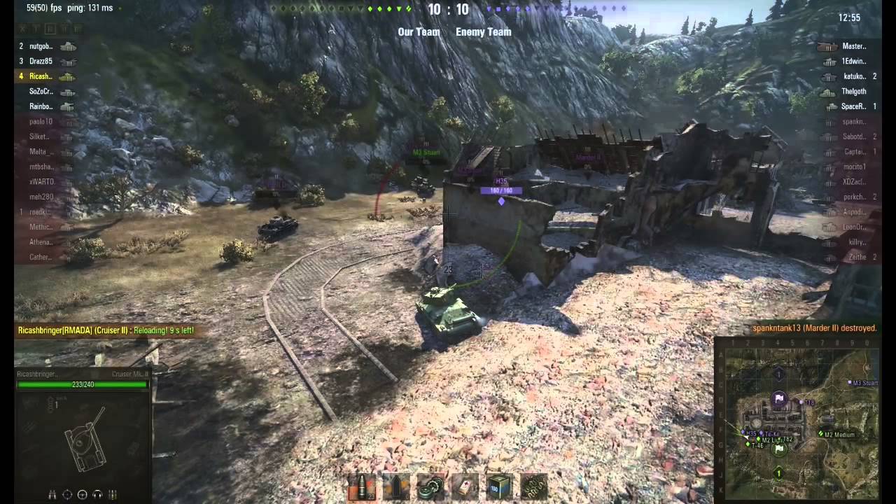 Fun with Derp 2 with the Cruiser II Tier III British Light Tank - World ...
