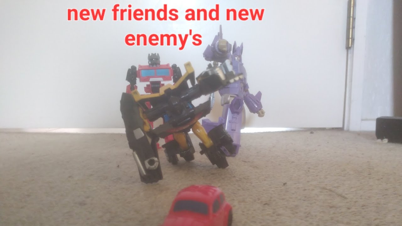 Transformers (stop motion) new friends and new enemy's - YouTube