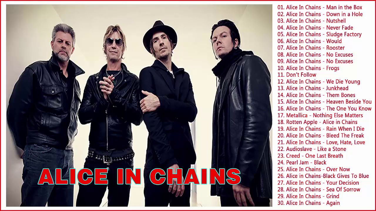 Alice In Chains Greatest Hits Full Album - Best Songs Of Alice In ...