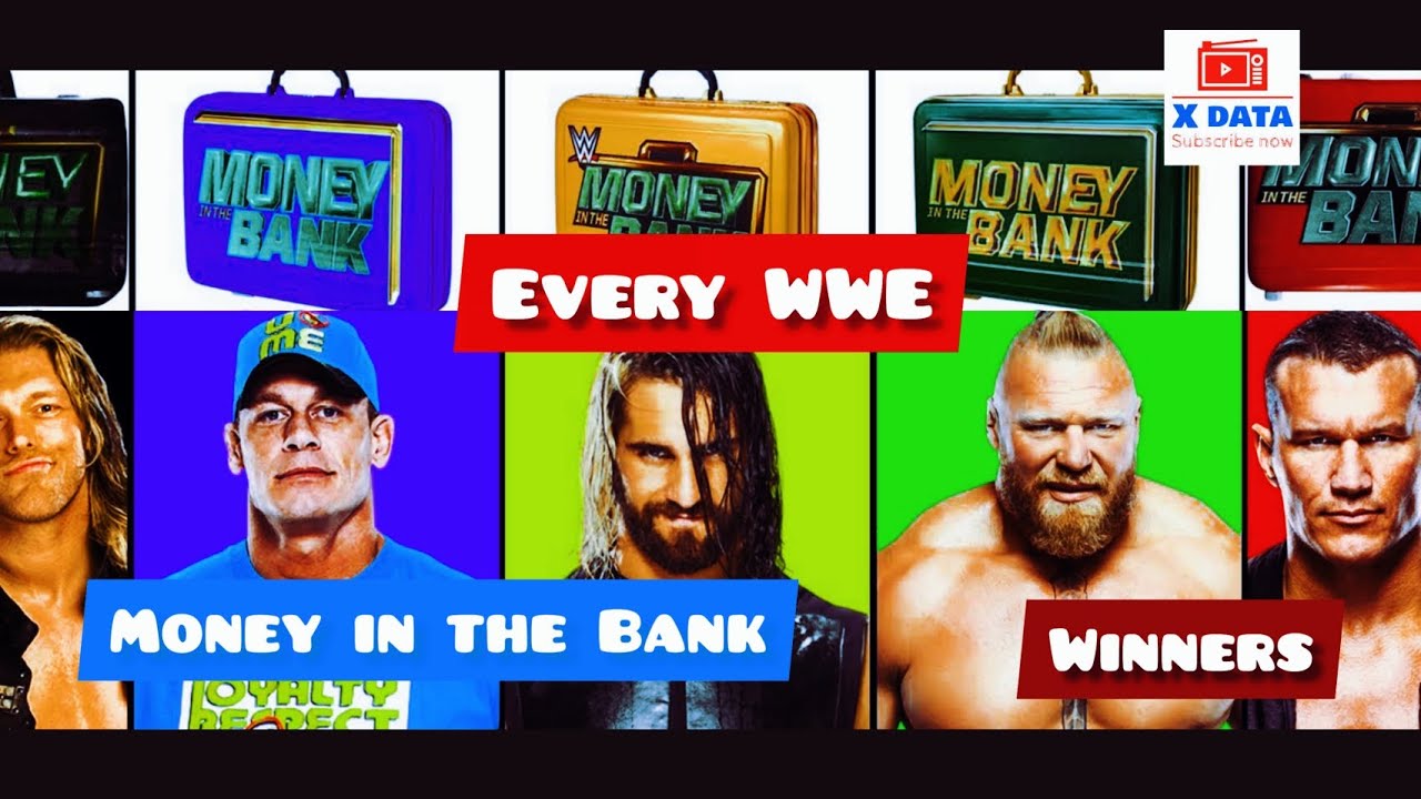 Every WWE Money in the Bank Winners From Xdata - YouTube