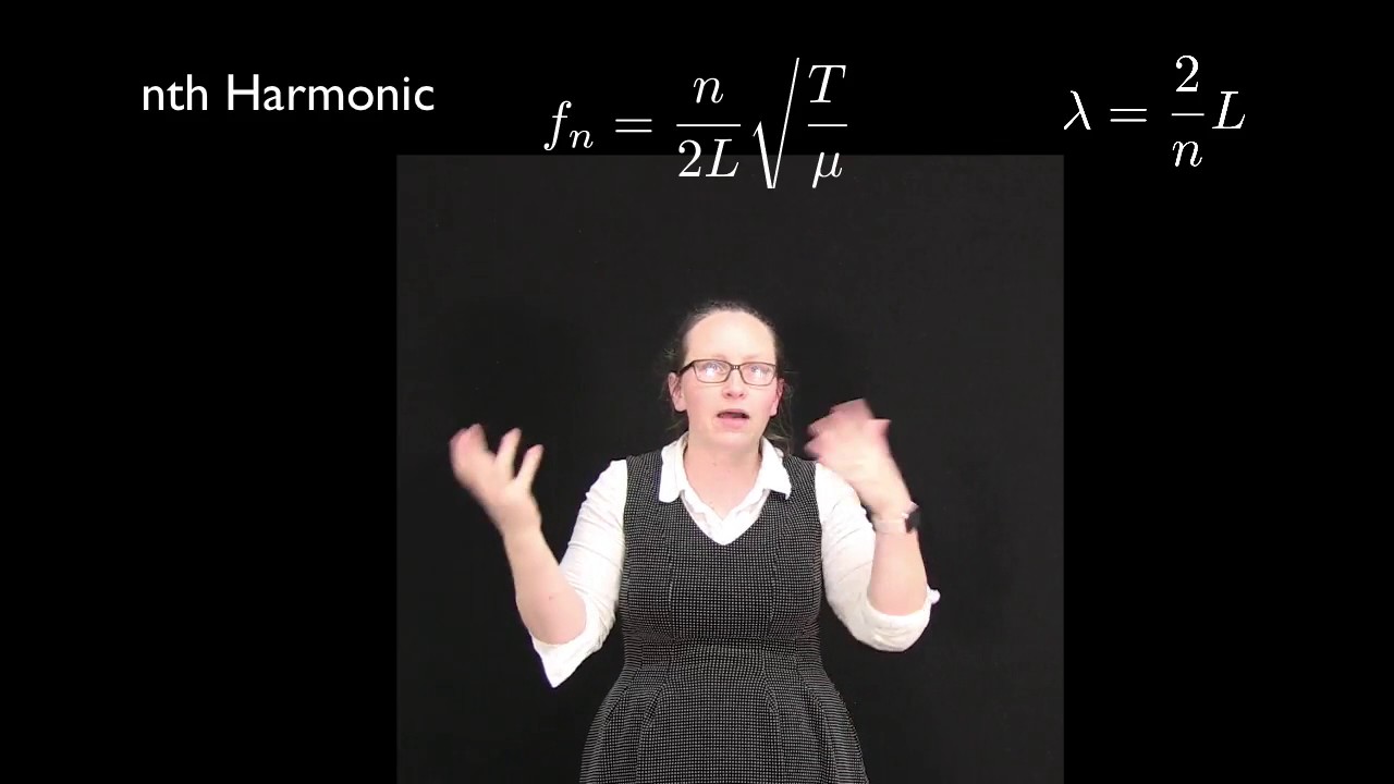 Harmonics on a string - YouTube