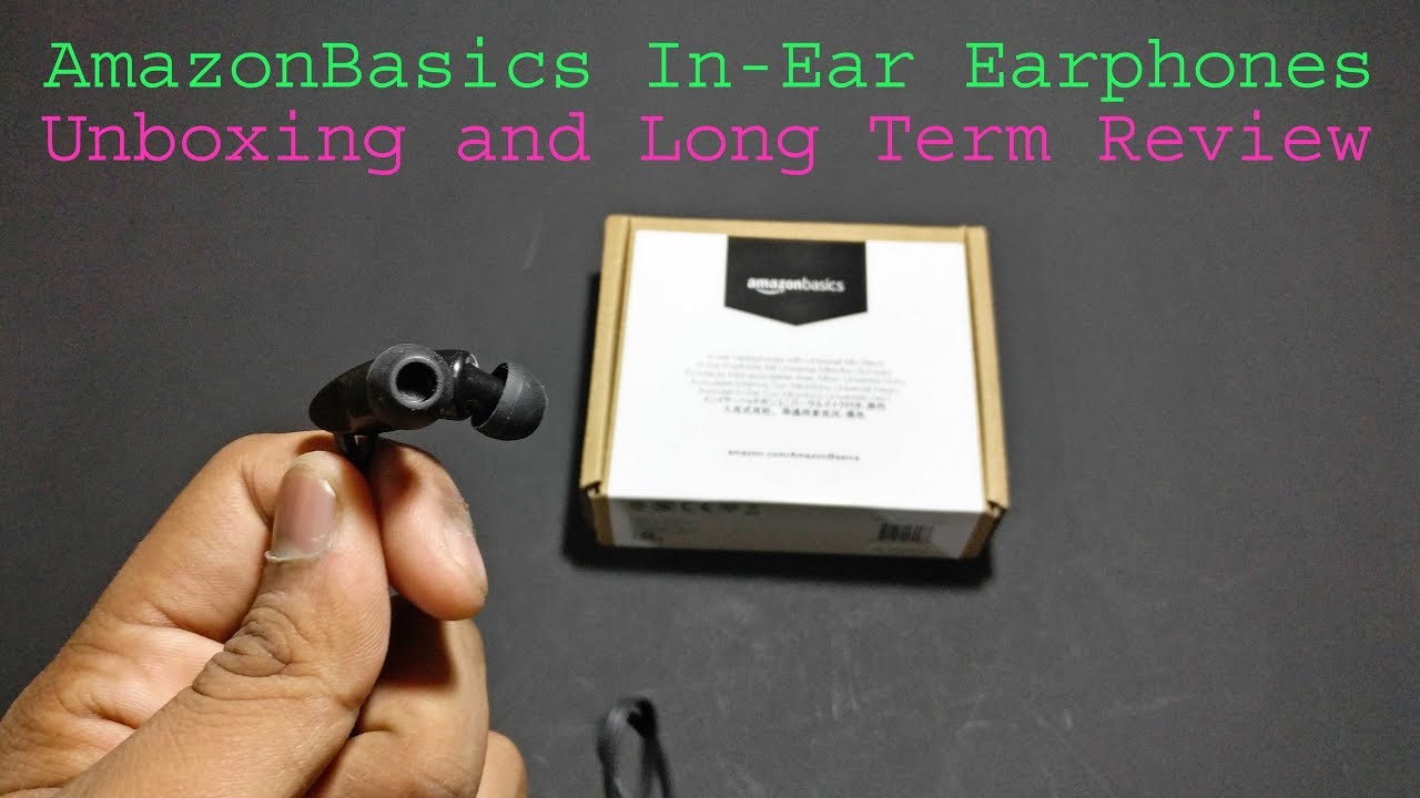 Best Budget Earphones ? AmazonBasics in-Ear Earphones Unboxing and ...
