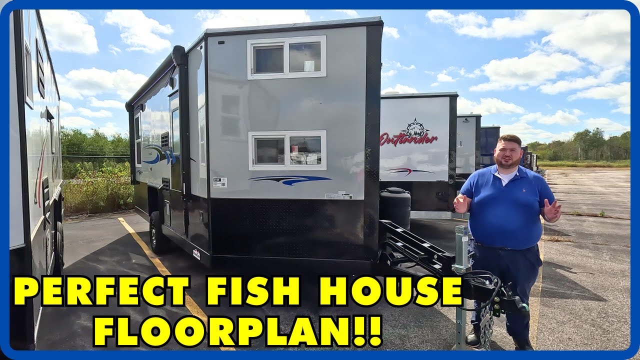 Ideal Fish House Layout! 2025 Ice Castle Fish Houses RV Edition II ...