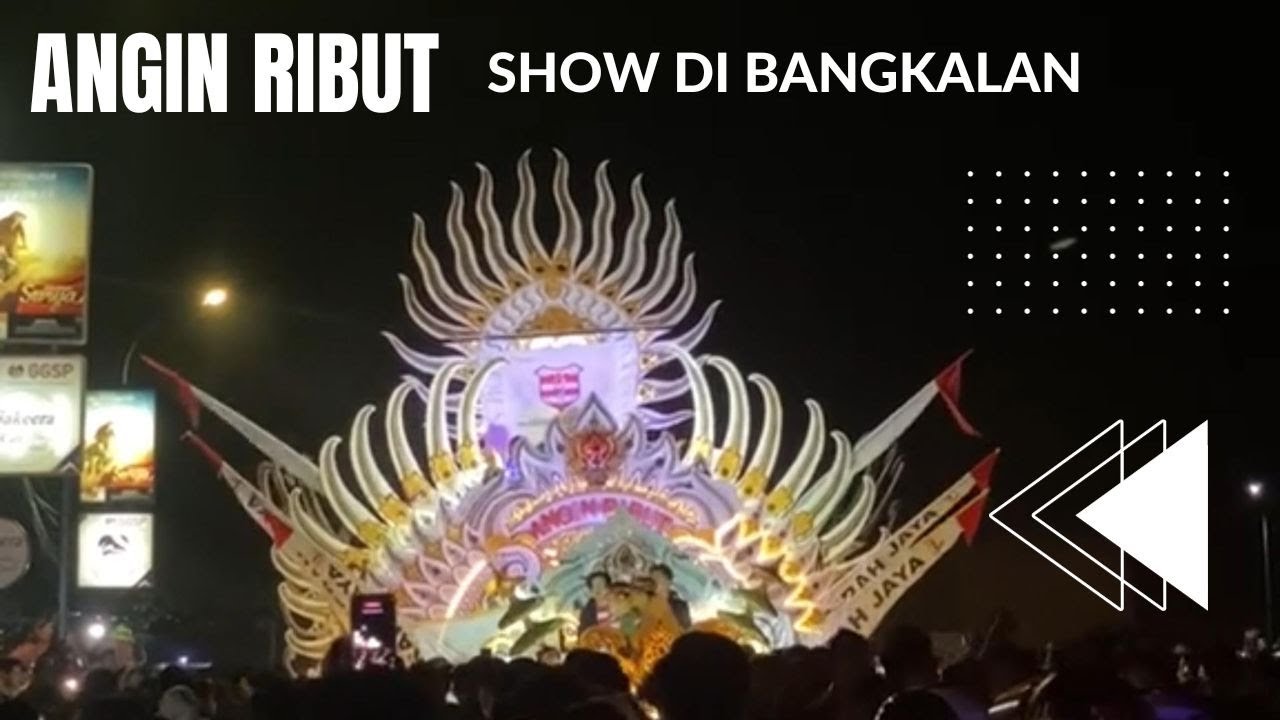 angin ribut show di utm bangkalan - YouTube