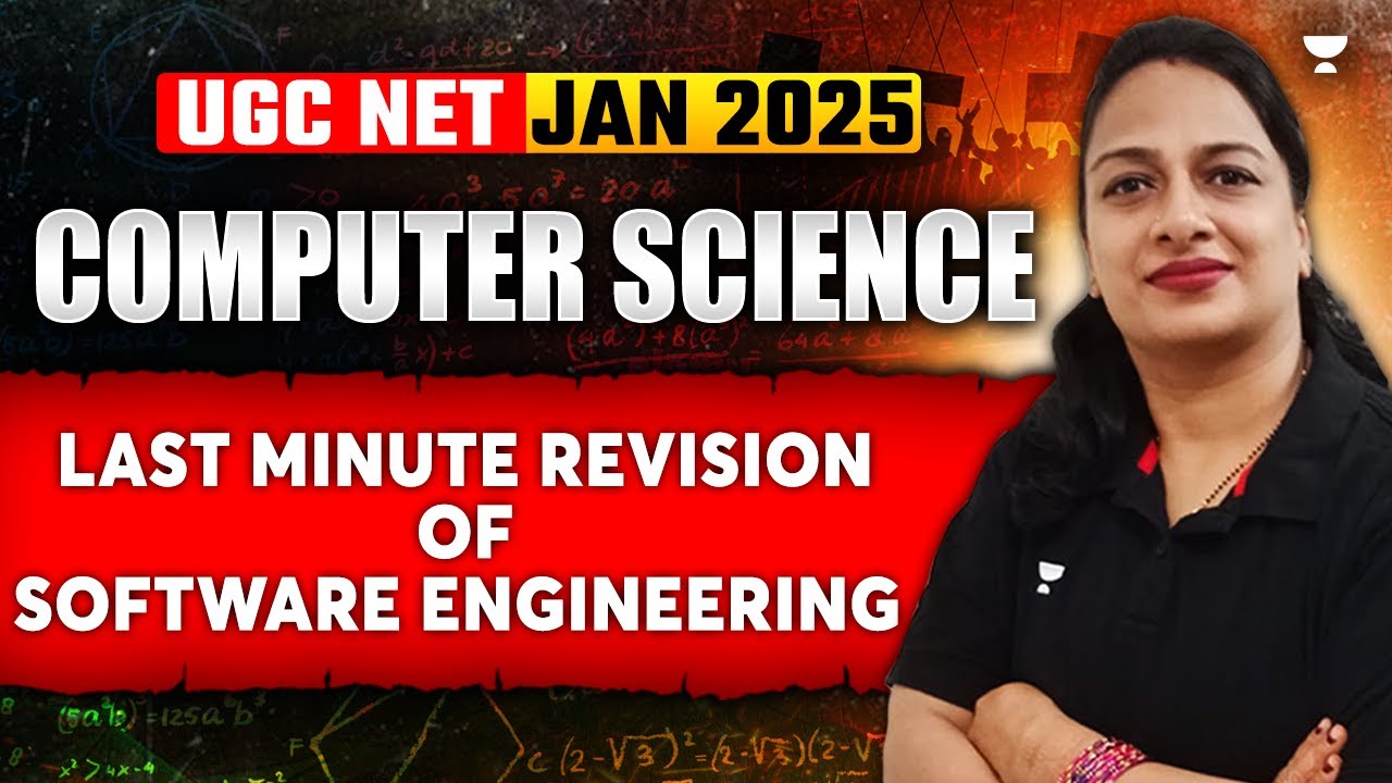 UGC NET Jan 2025 Computer Science | Software Engineering Last Min Revision | by Jyoti Mam - YouTube