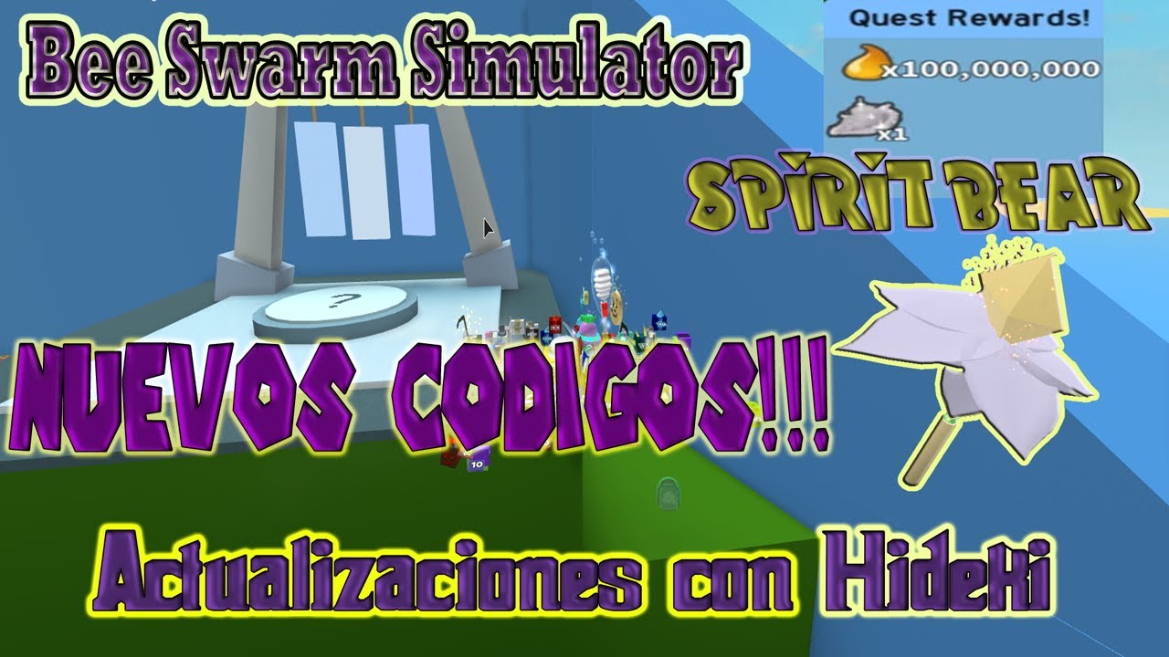 BEE SWARM SIMULATOR | NUEVOS CÓDIGOS | Consiguiendo el Primer Spirit ...