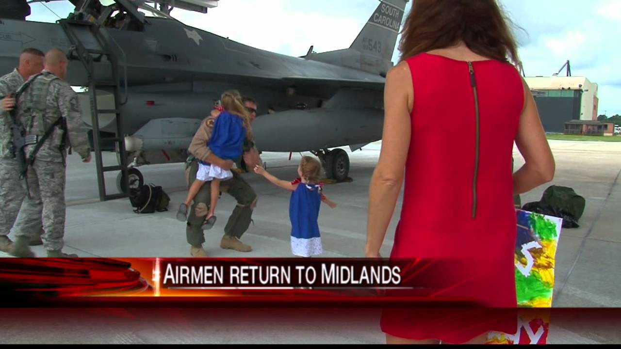 The 157th Fighter Squadron, The Swamp Foxes of McEntire ANG Homecoming ...