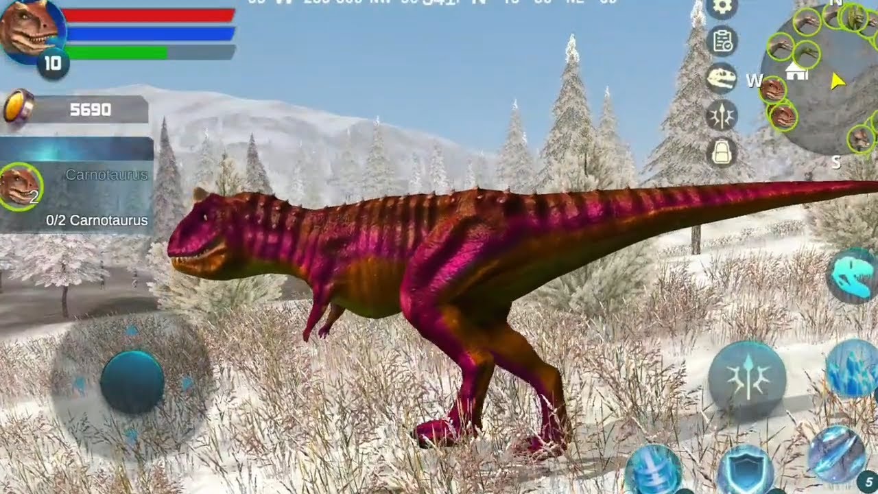 Best Dino Games- Carnotaurus Simulator Android Gameplay Real Dinosaur ...