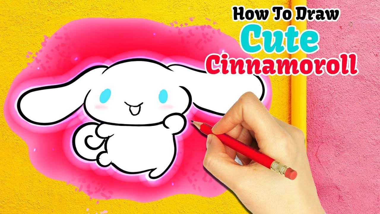 HOW TO DRAW A CUTE CINNAMOROLL SANRIO , STEP BY STEP, CM CUTE STUDIO ...