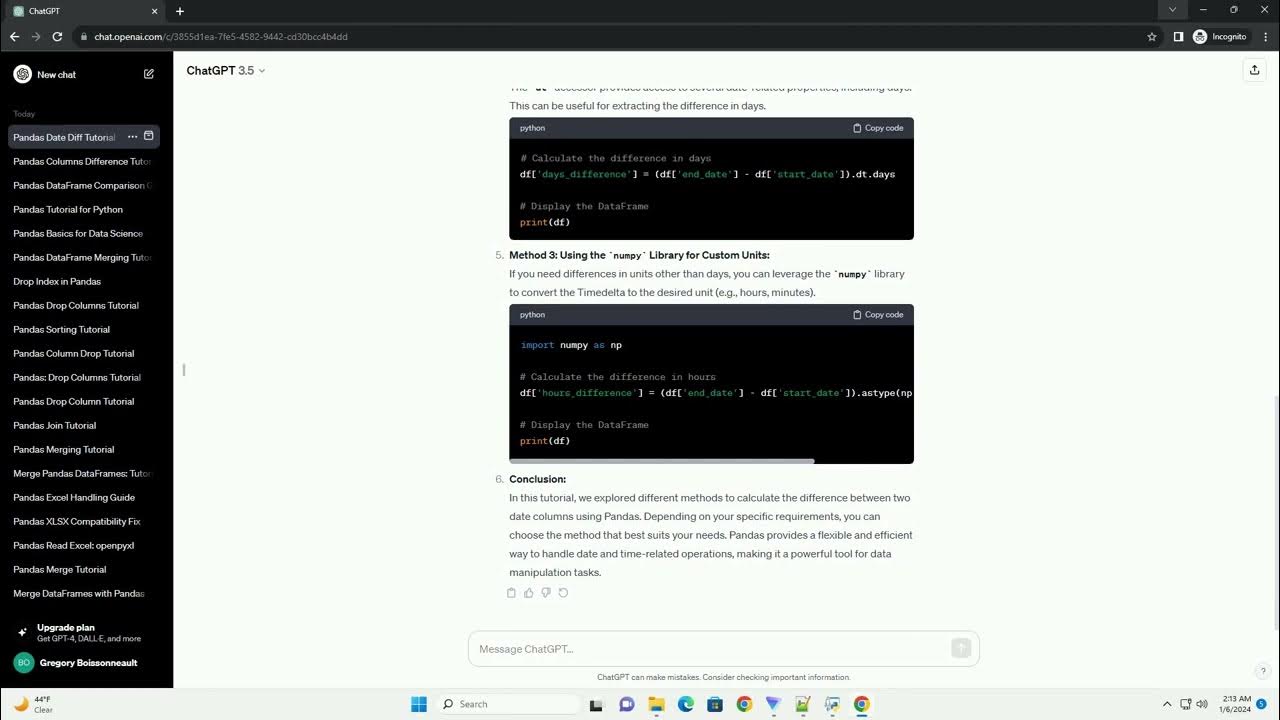 Pandas Difference Between Two Date Columns YouTube pandas-difference-between-two-date-columns-youtube