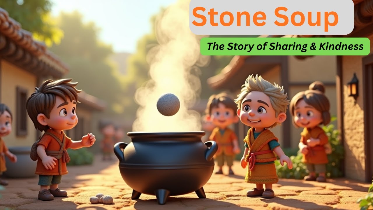 The Stone Soup Story | Bedtime Tale About Kindness & Sharing | Relaxing ...