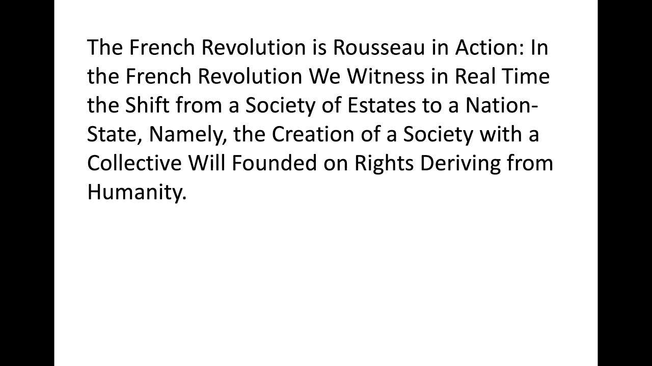 Lecture 8 The French Revolution Part I - YouTube