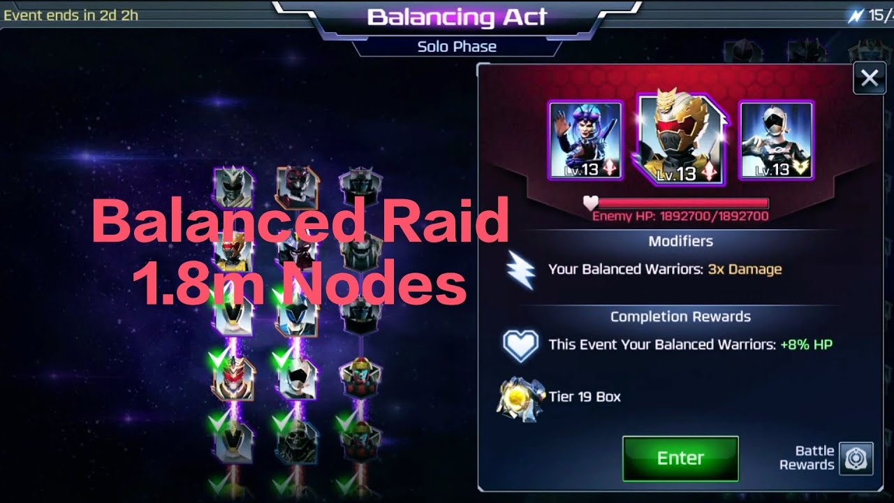 Power Rangers Legacy Wars~1.8m Nodes~Balanced Raid - YouTube