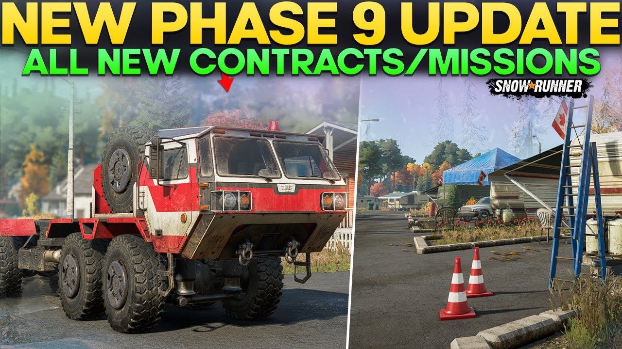 New Phase 9 Update All New Contracts in in SnowRunner Everything You ...