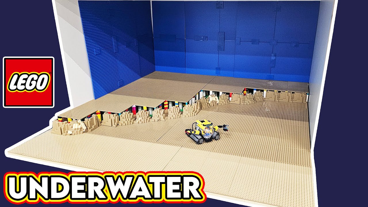Massive Elevated LEGO Plates! Underwater Diorama Update! - YouTube