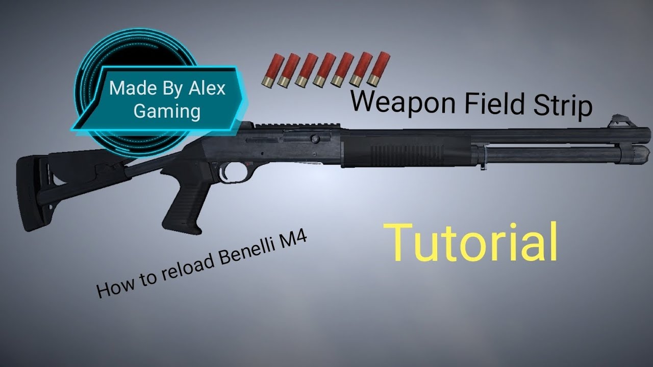 How To Reload Benelli M4 In Weapon Field Strip - YouTube