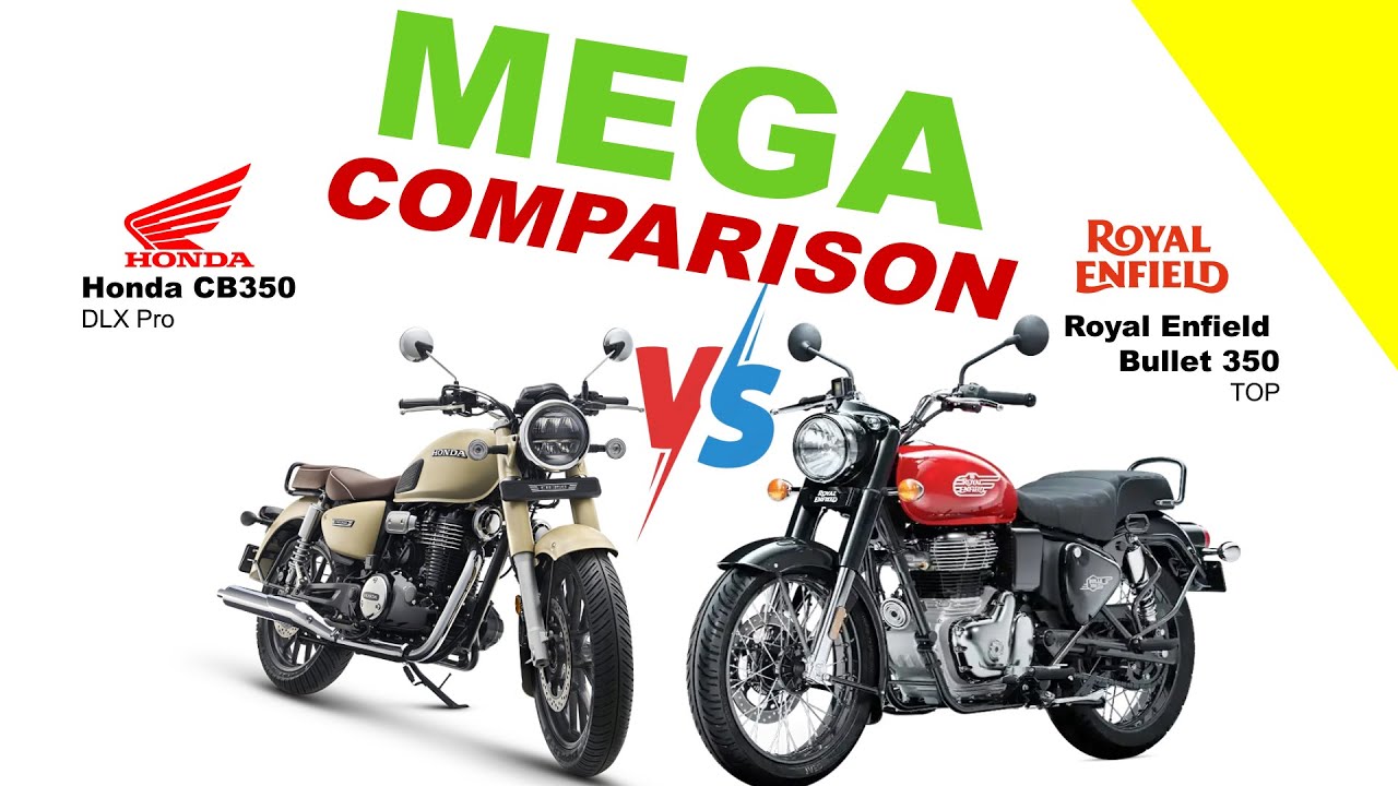Honda CB350 vs Royal Enfield Bullet 350 | MEGA COMPARISON @bikeinfo-199 ...