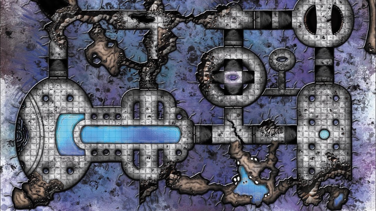 Mysterious Ruined Temple, hand drawn Map Time Lapse! - YouTube