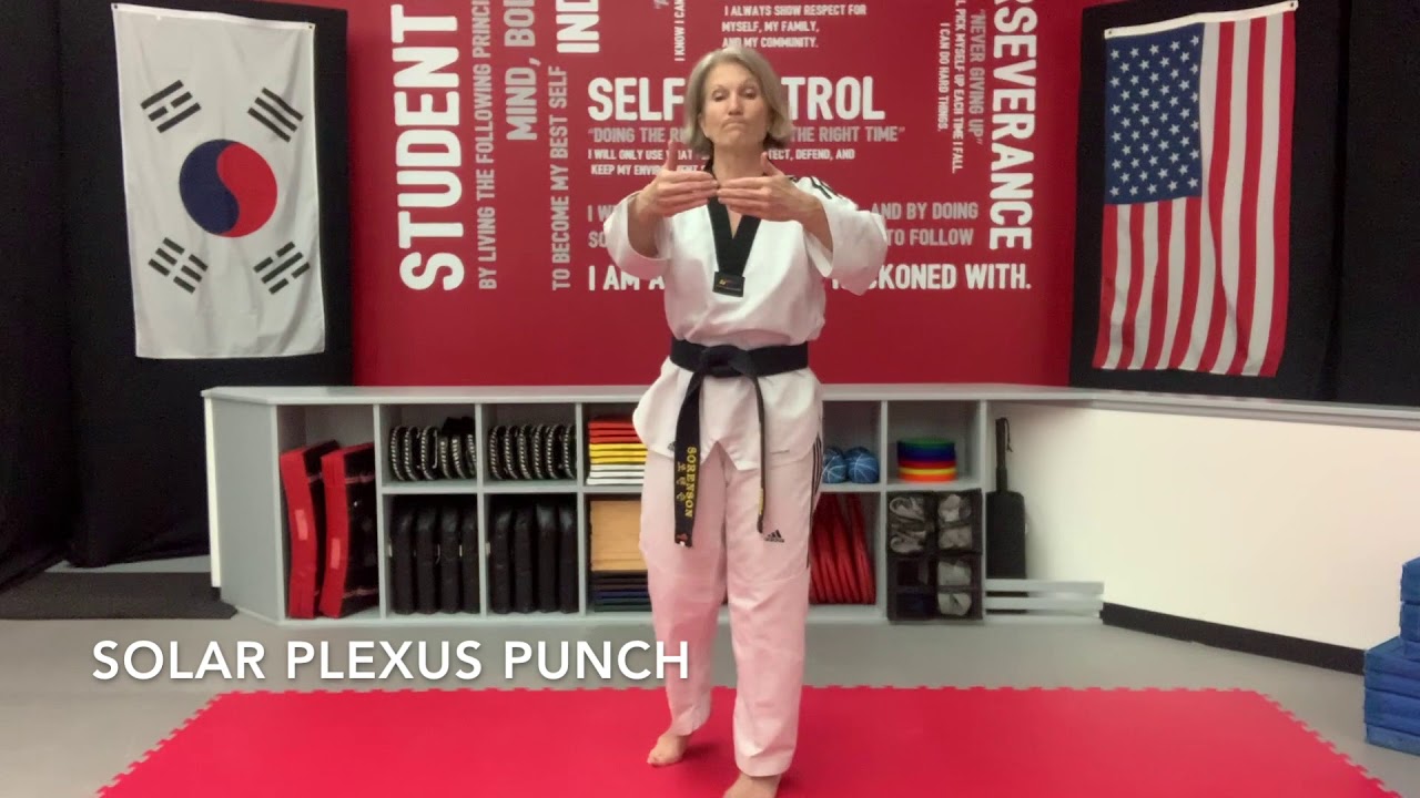 Techniques - Solar Plexus Punch (BARO JIREUGI) - YouTube