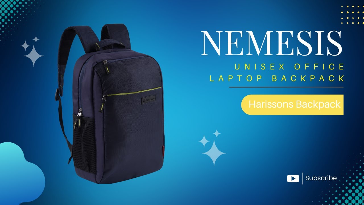 NEMESIS - UNISEX OFFICE LAPTOP BACKPACK - YouTube