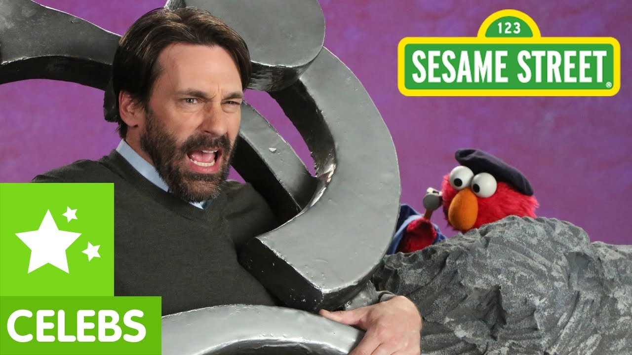 Sesame Street Jon Hamm And Elmo Sculpture Youtube