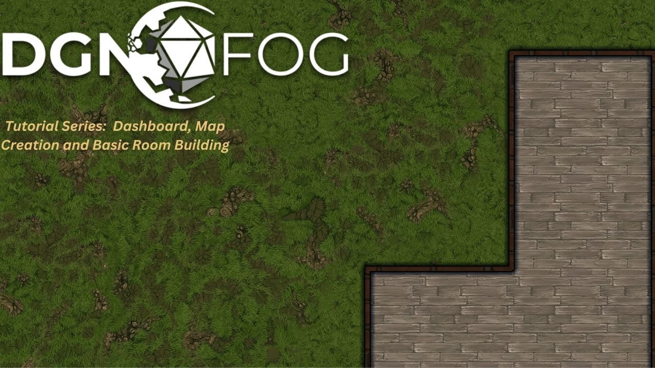 DungeonFog Tutorials: Dashboard, Selecting a Map, and Basic Room Building - YouTube