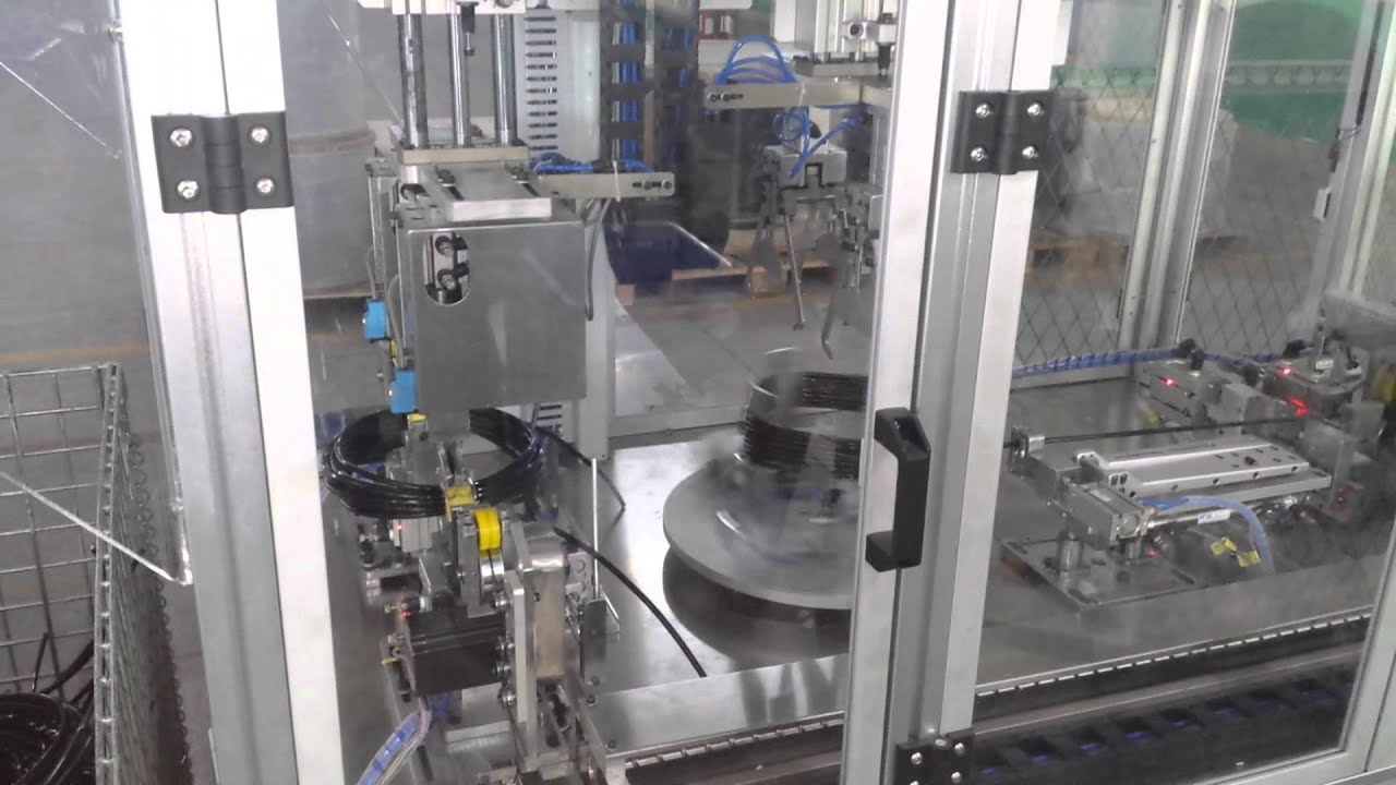 AUTO PACKING MACHINE FOR TIE WIRE - YouTube
