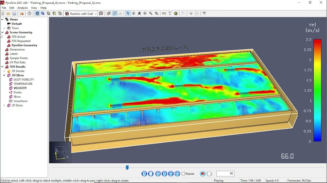 Part 1: Fire Dynamics Simulation (FDS & CFD) "Car Park Ventilation" - YouTube