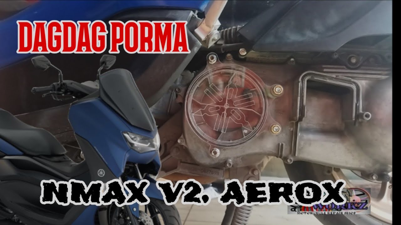 Nmax V2 Acrylic Crankcase cover - YouTube