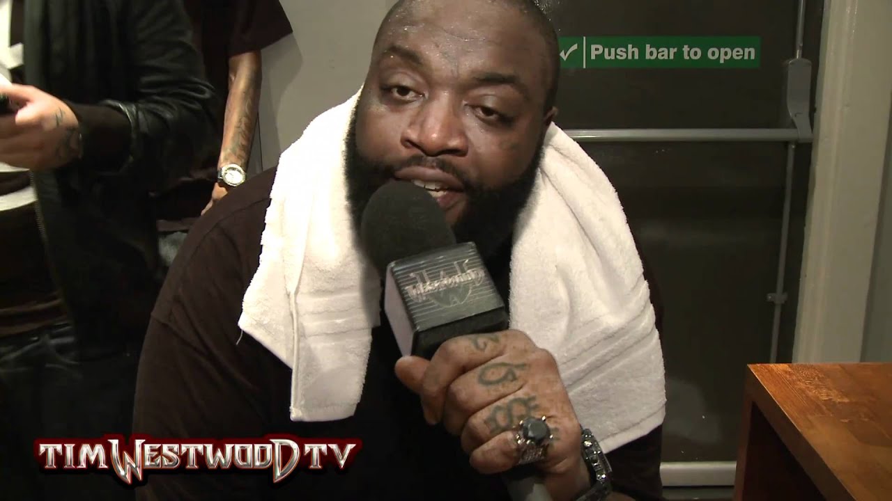 Rick Ross backstage in London interview - Westwood - YouTube