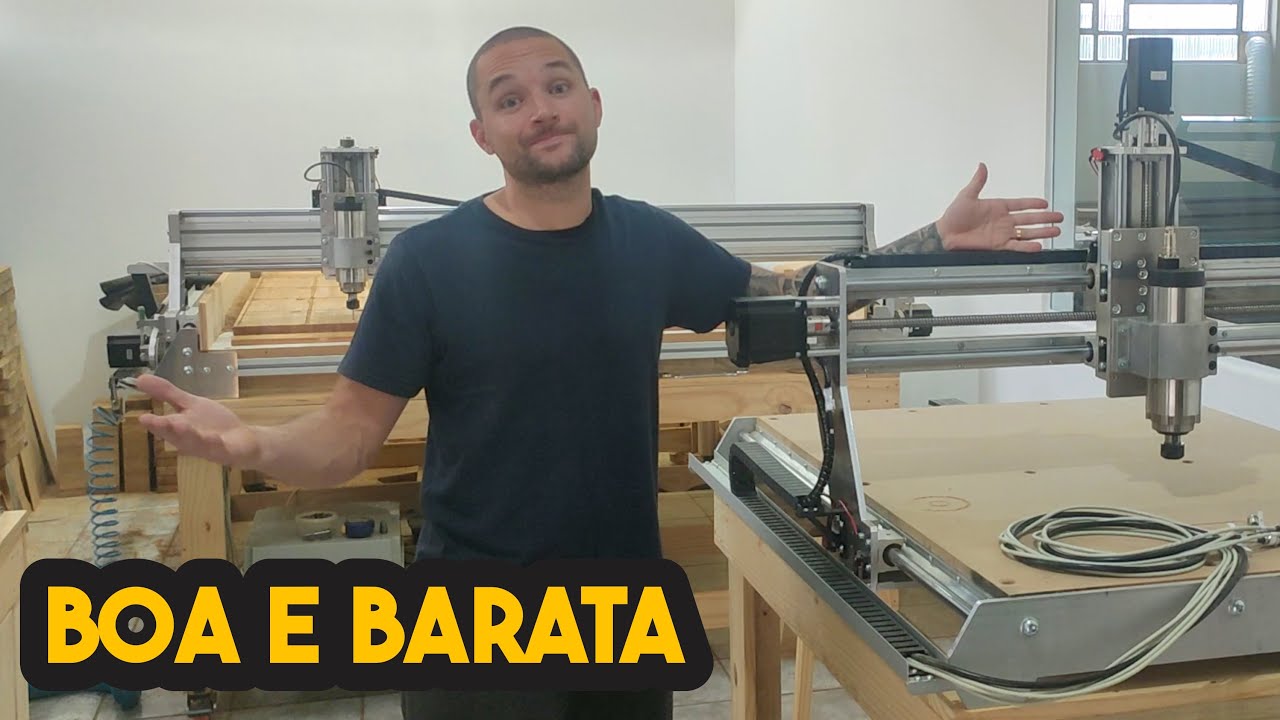 CNC Router BOA e BARATA - YouTube