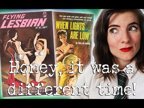 Honey, let's get into these vintage lesbian pulp fiction covers ...