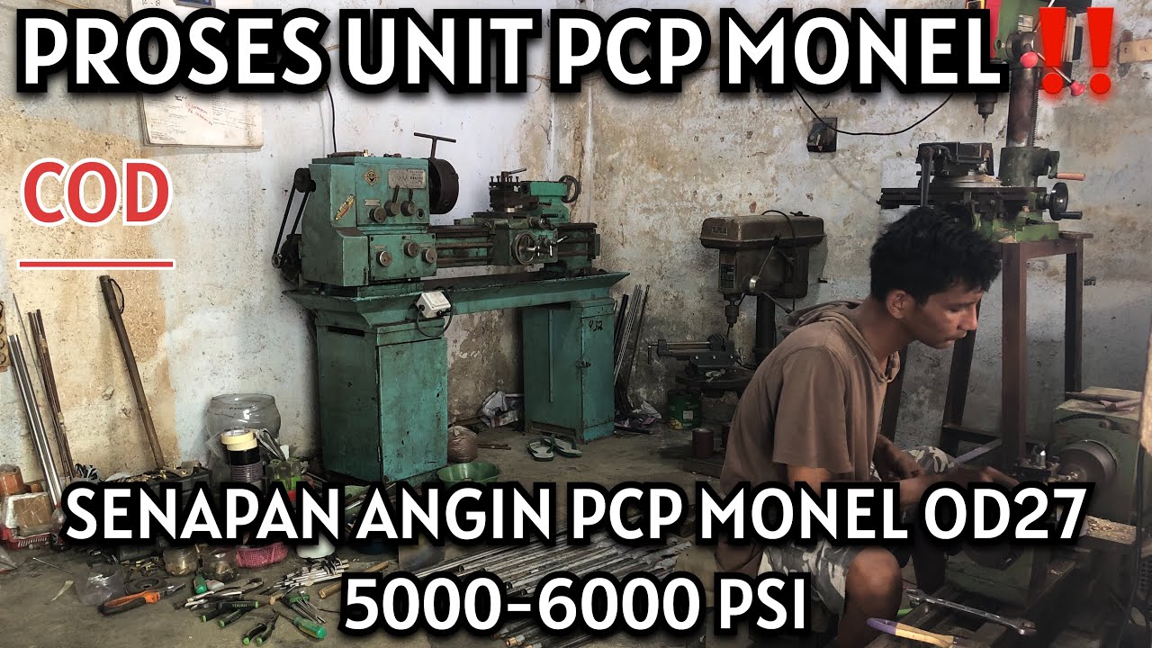 PROSES UNIT PCP MONEL‼️SENAPAN ANGIN PCP MONEL OD27 5000-6000 PSI - YouTube