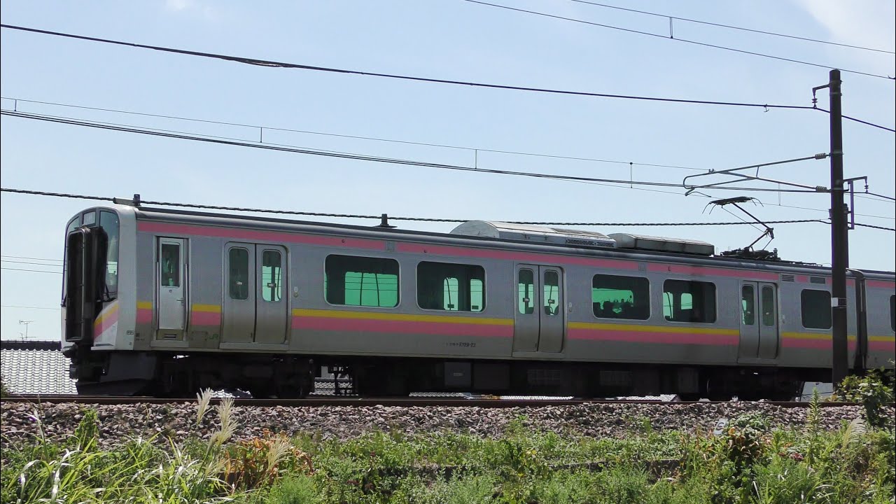 E129系B22編成【4K】信越本線上り436M - YouTube