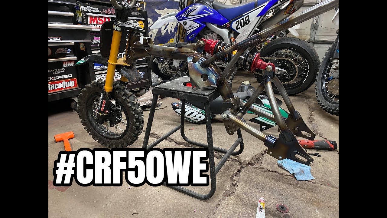 CRF50 FRAME IS DONE! - YouTube