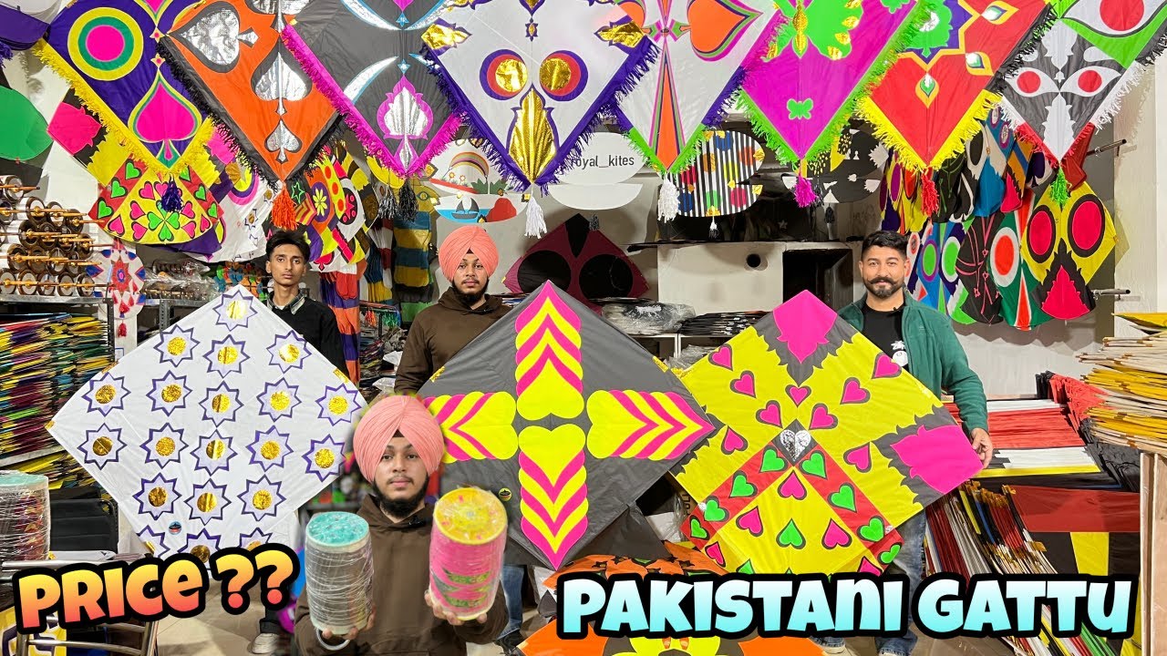 MOST UNIQUE *PAKISTANI KITES* IN TARN TARAN 🪁😍 - YouTube